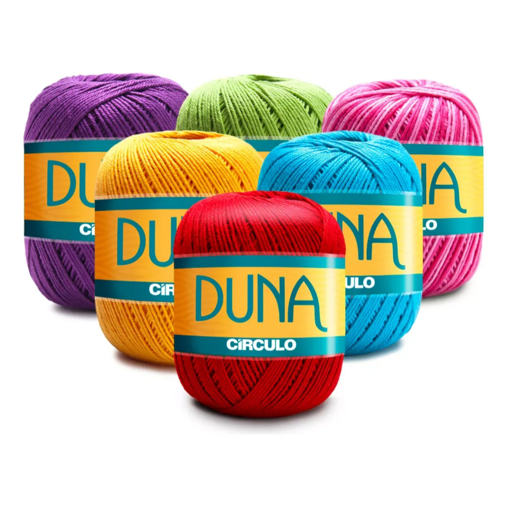 Fio Duna 100g Circulo - Cores Lisas e Mescladas- 170 Metros | Shopee Brasil
