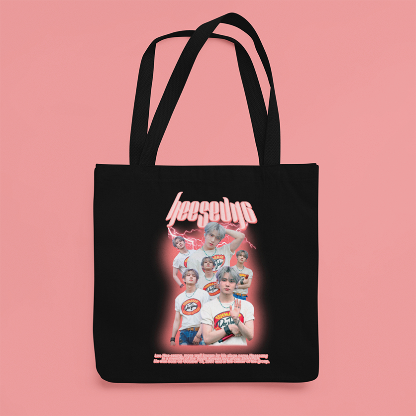 Ecobag Enhypen Heeseung - 100% algodão | Shopee Brasil