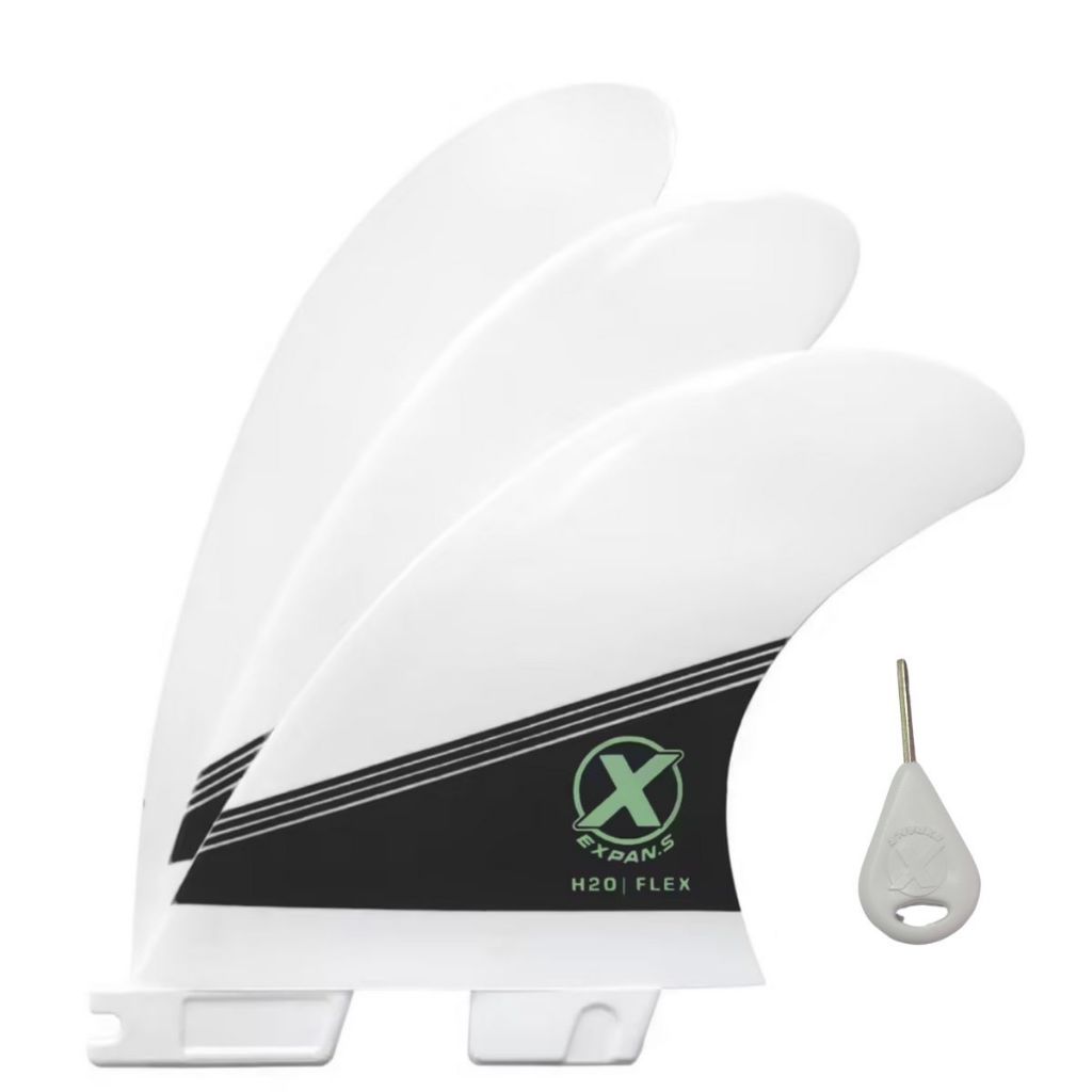 Quilha Prancha de Surf Flex Expans Quilhas Encaixe FCS 2 Média, Rigida ...