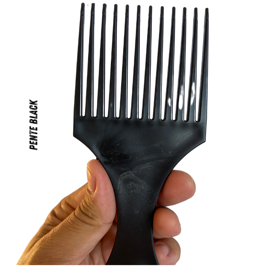 PENTE GARFO - BLACK POWER | Shopee Brasil