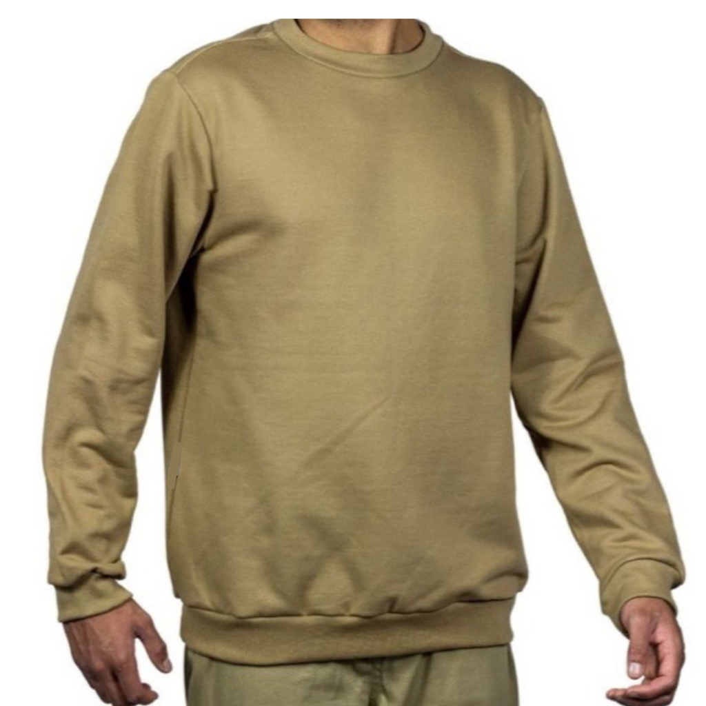 Moletom careca Gola redonda Caqui CDP Boa Qualidade | Shopee Brasil