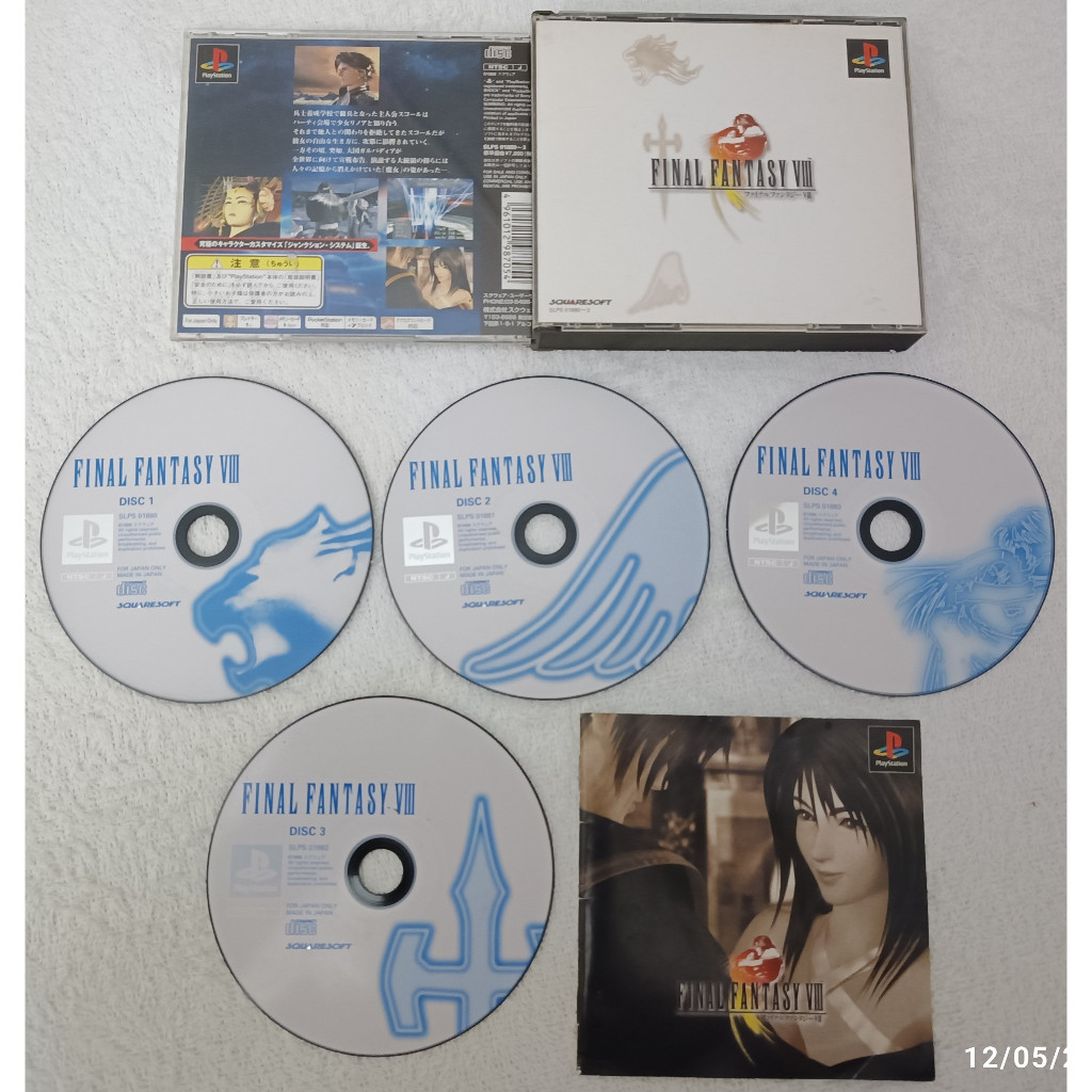 Final Fantasy VIII - PS1 (japonês) | Shopee Brasil