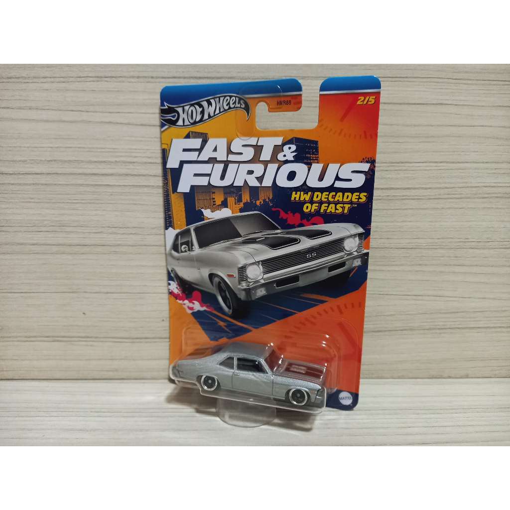 Hot Wheels fast & furious hw decades of fast 70 chevrolet nova ss ...