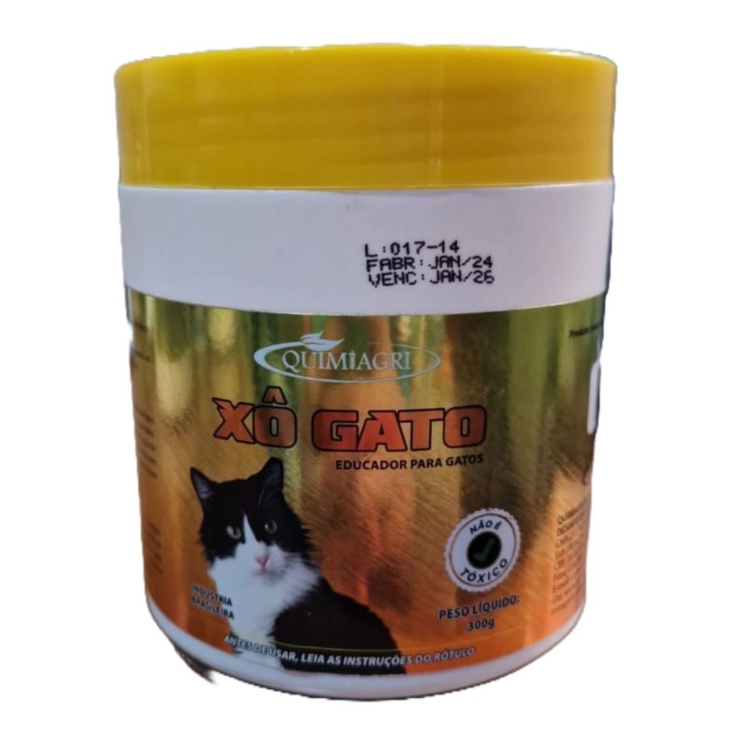 Xo Gato Afasta Gato do Quintal Telhado 300g | Shopee Brasil