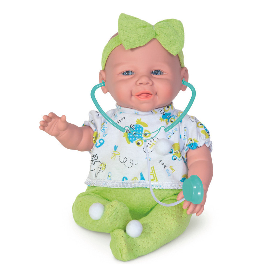 BONECA COLLECTION BABY REBORN PRIMEIRA CONSULTA | Shopee Brasil