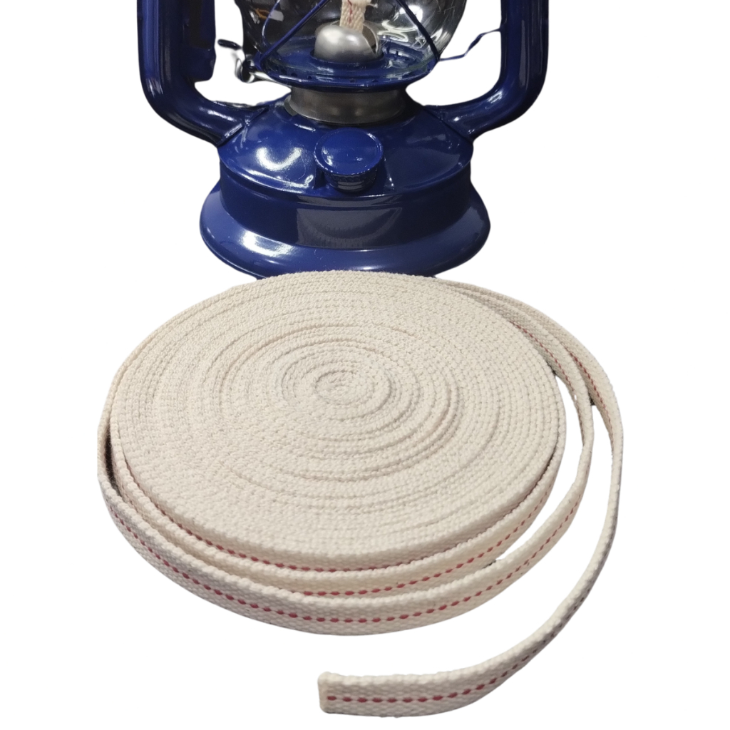 Pavio Para Lamparina Lampião Achatado 12MM - 1,2CM de Algodão - 1 Metro ...