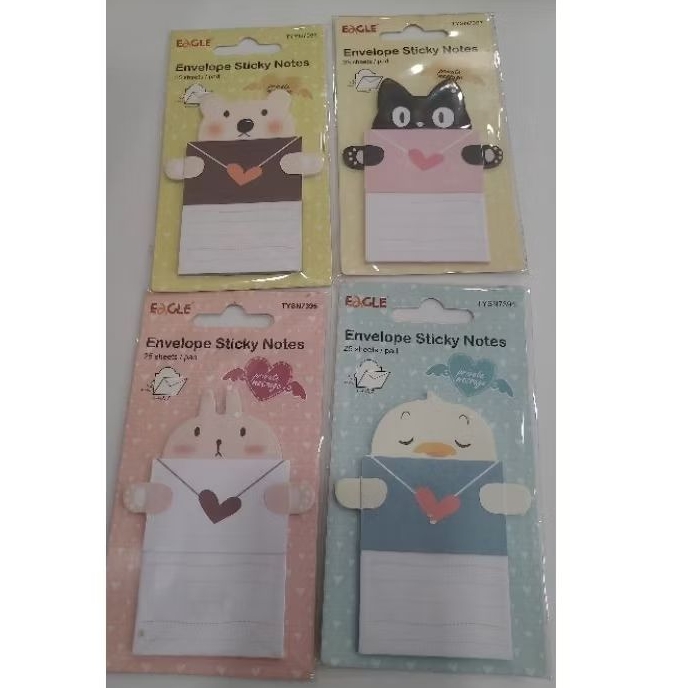 Envelope Sticky notes 15 folhas | Shopee Brasil