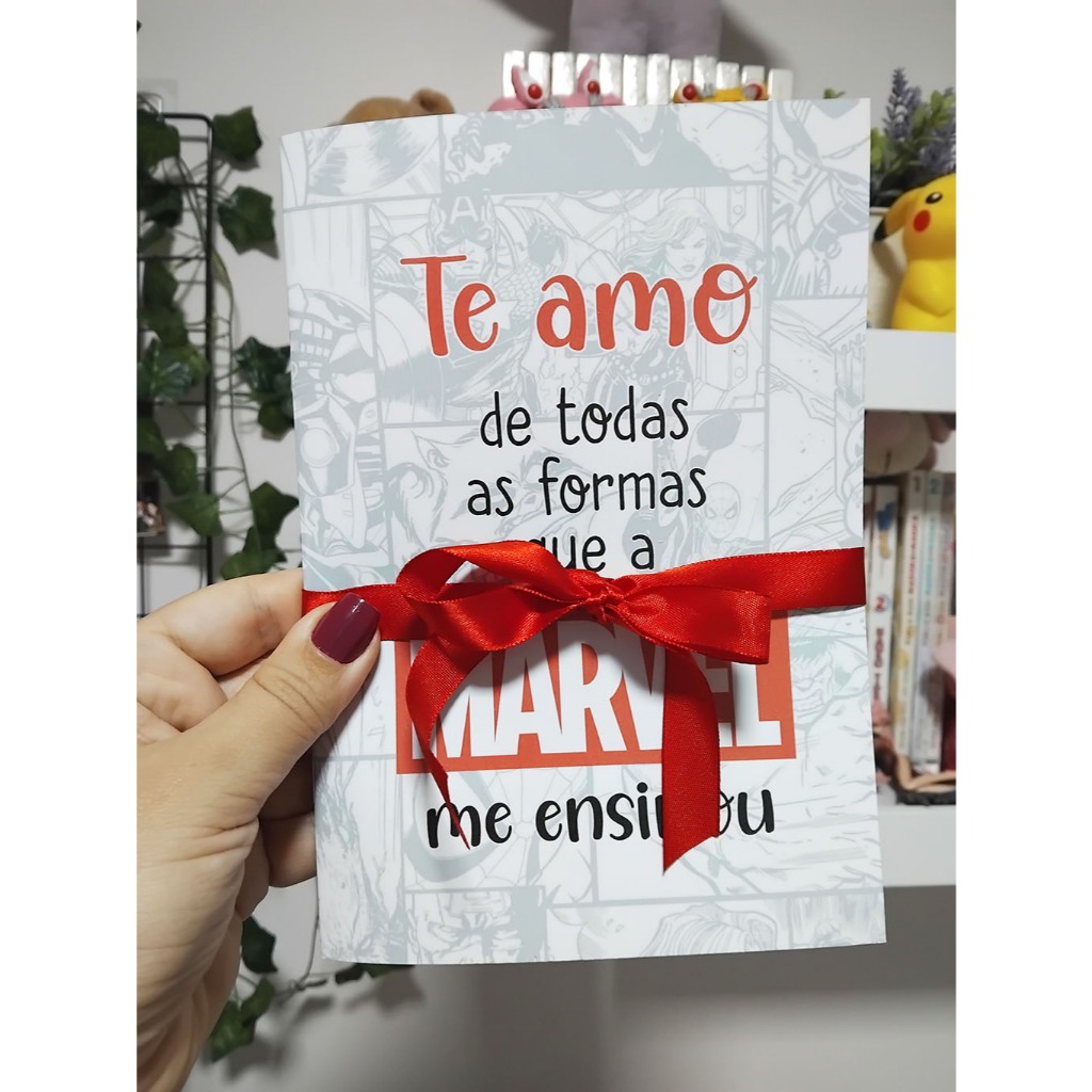 álbum Namorados 7 Formas De Dizer Eu Te Amo Universo Marvel Shopee Brasil