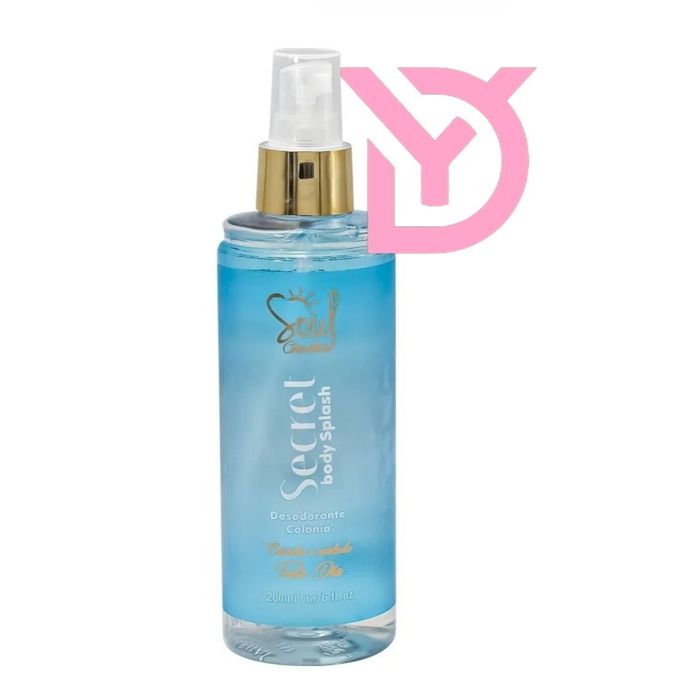 Body Splash Secret (Blue) Desodorante Colonia Soul Cosmeticos 200ml | Shopee Brasil