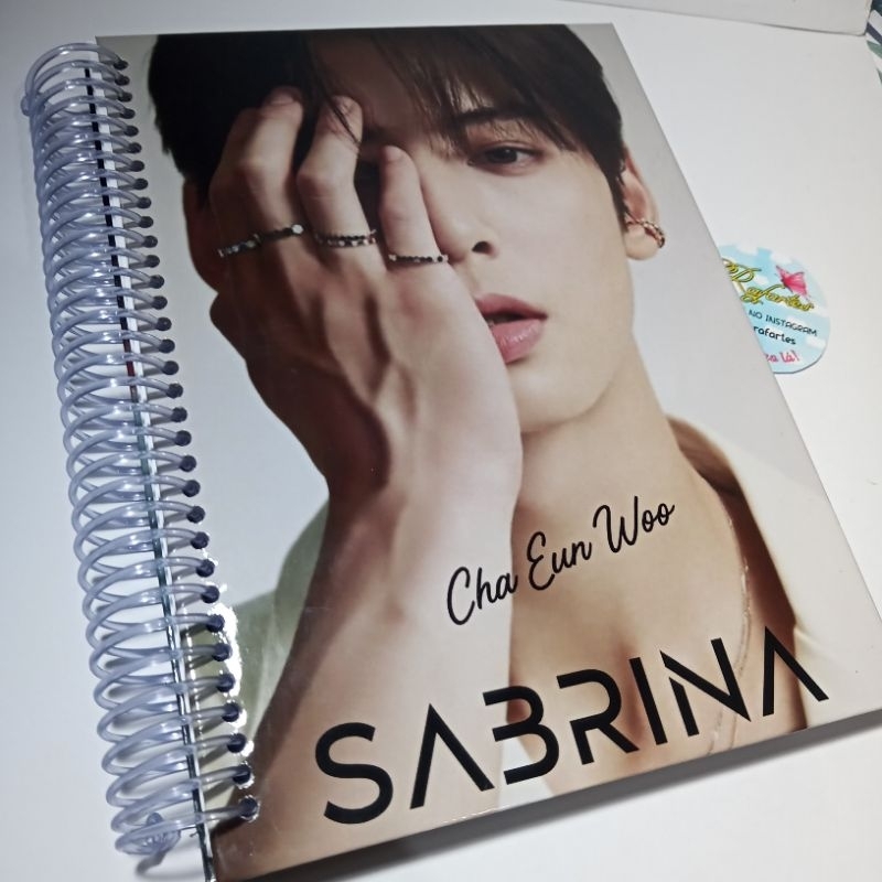 Caderno Personalizado Cha Eun Woo A5 16x22cm Oppa Astro Idol Ator ...