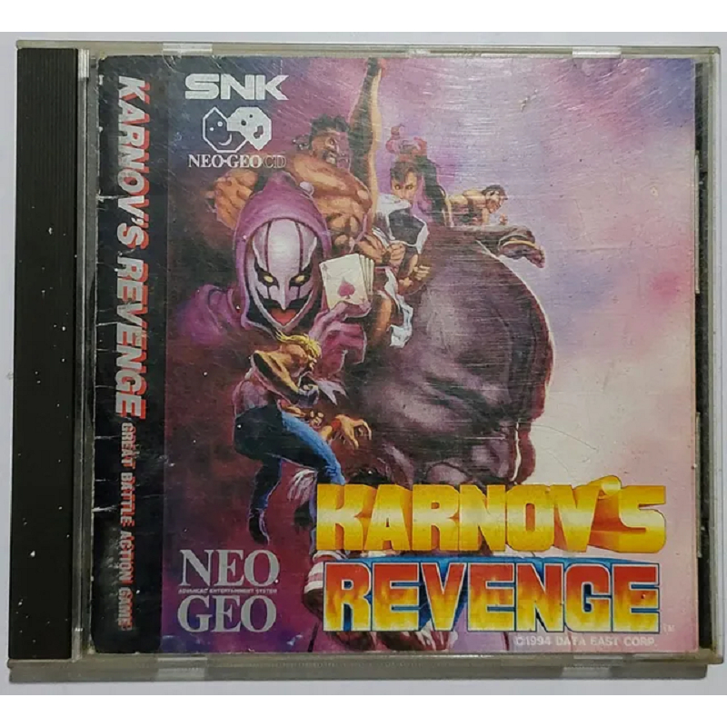 Karnov's Revenge Do Neo Geo Cd Original Americano Snk Arcade | Shopee ...