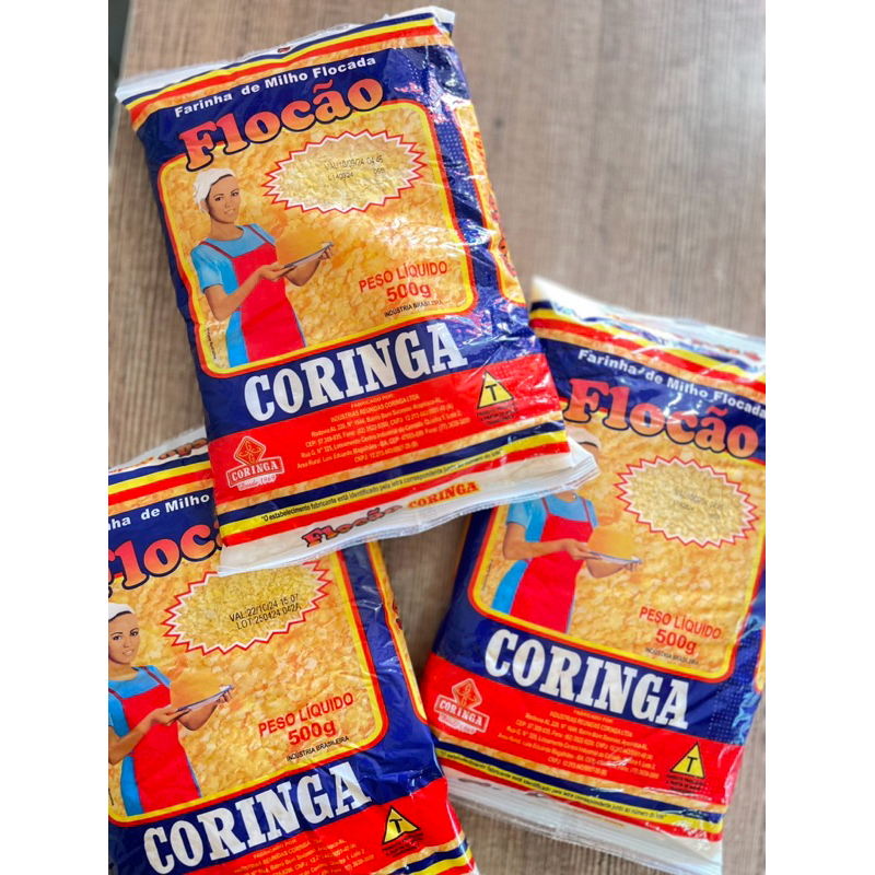 kit com 4 Flocão de Milho Coringa o melhor Cuscuz do Brasil 500gr Sem ...