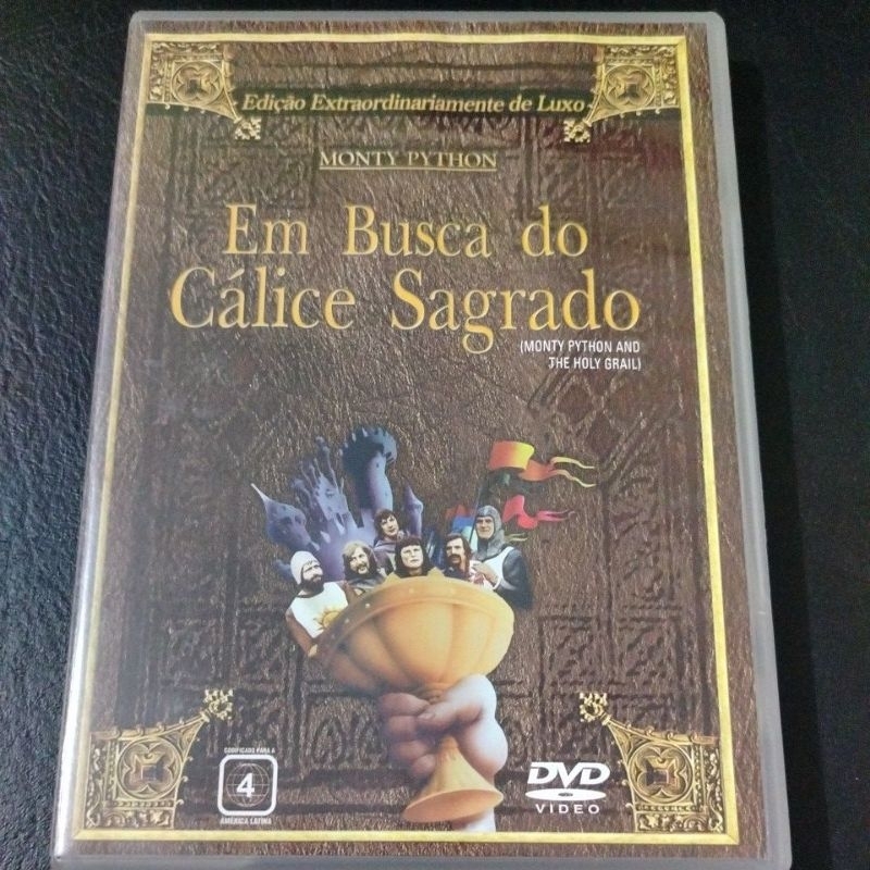 DVD Duplo Em Busca do Cálice Sagrado Monty Python | Shopee Brasil