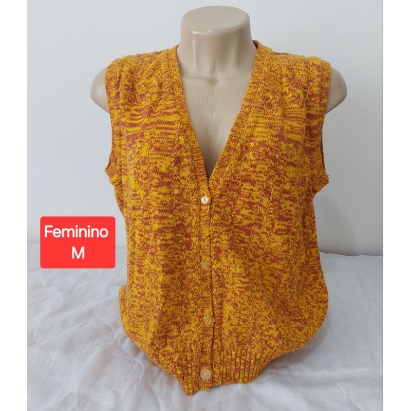 (BRECHÓ/BAZAR/DESAPEGO) Pullover Colete adulto feminino [Veste M ...