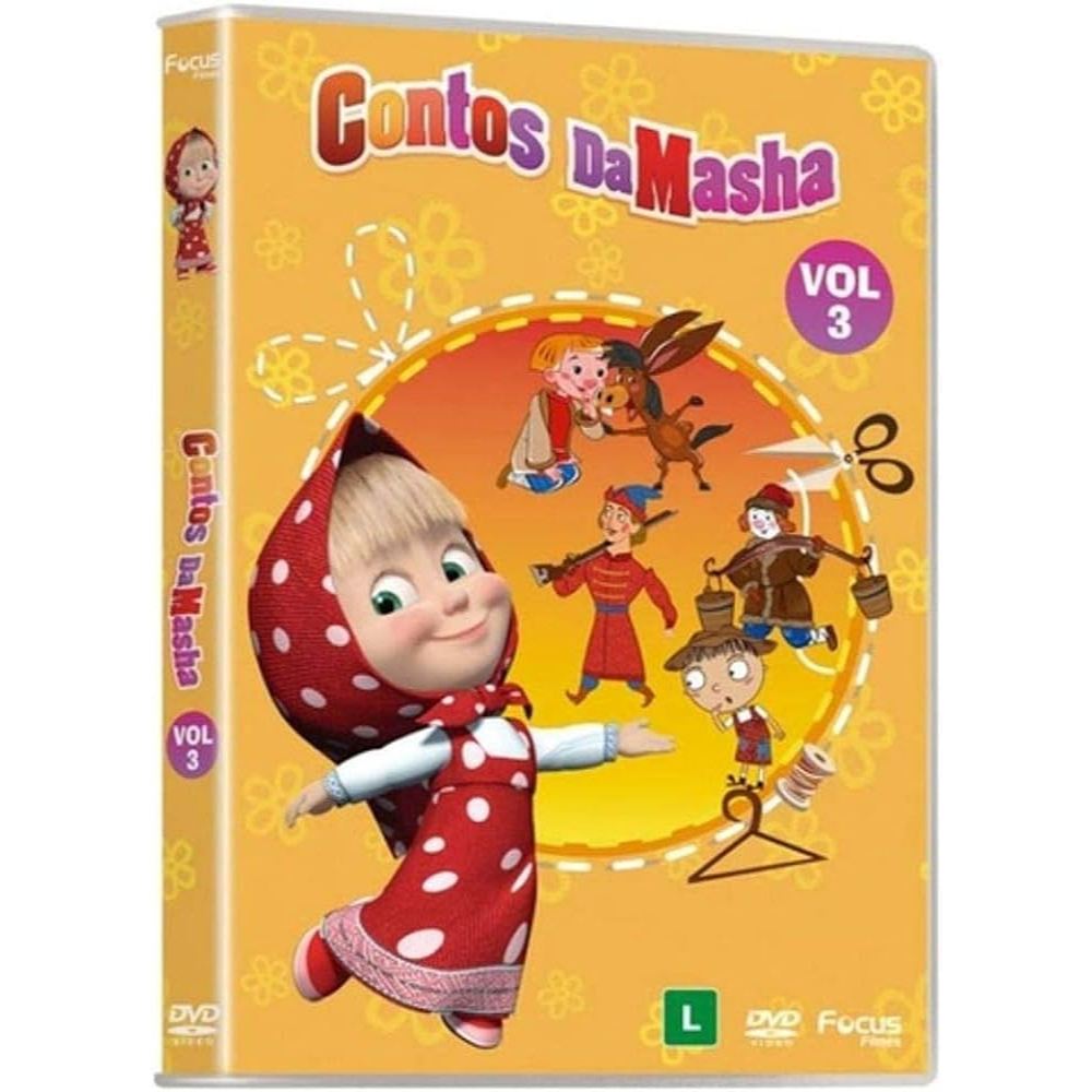 Coleção infantil Dvd - Dvd Masha E O Urso Vol. 2 Dvd Masha Contos da ...