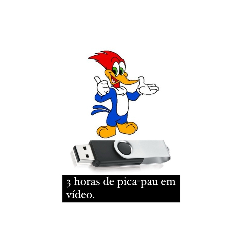 Pen Drive com desenho animado | Shopee Brasil