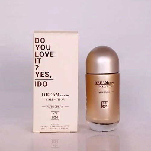 Perfume Feminino Brand Collection 034 212 Vip Rose – 25ml | Shopee Brasil