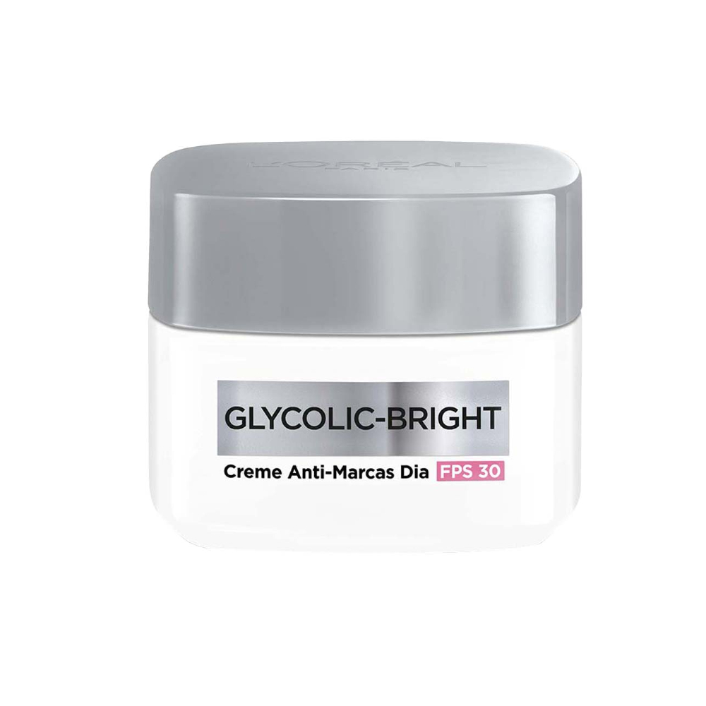 Gel Creme Facial Anti-Marcas L'Oréal Paris Glycolic Bright Dia Fps 30 ...