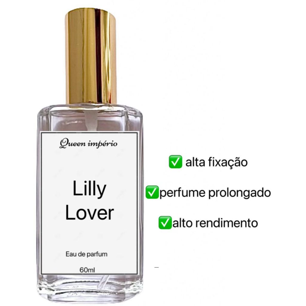 Perfume feminino Lilly lover 60ml | Shopee Brasil