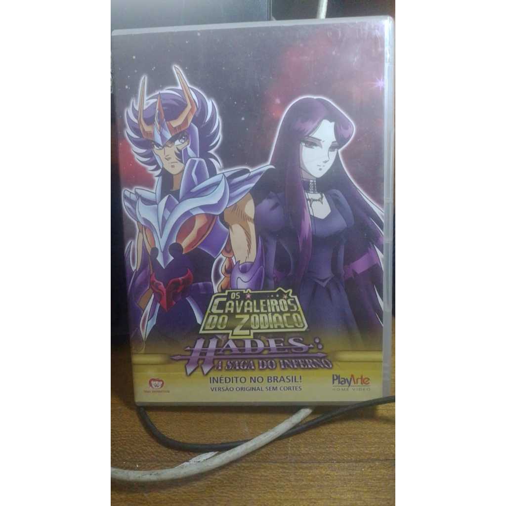 DVD os cavaleiros do zodiaco {HADES a saga do inferno} 11 | Shopee Brasil