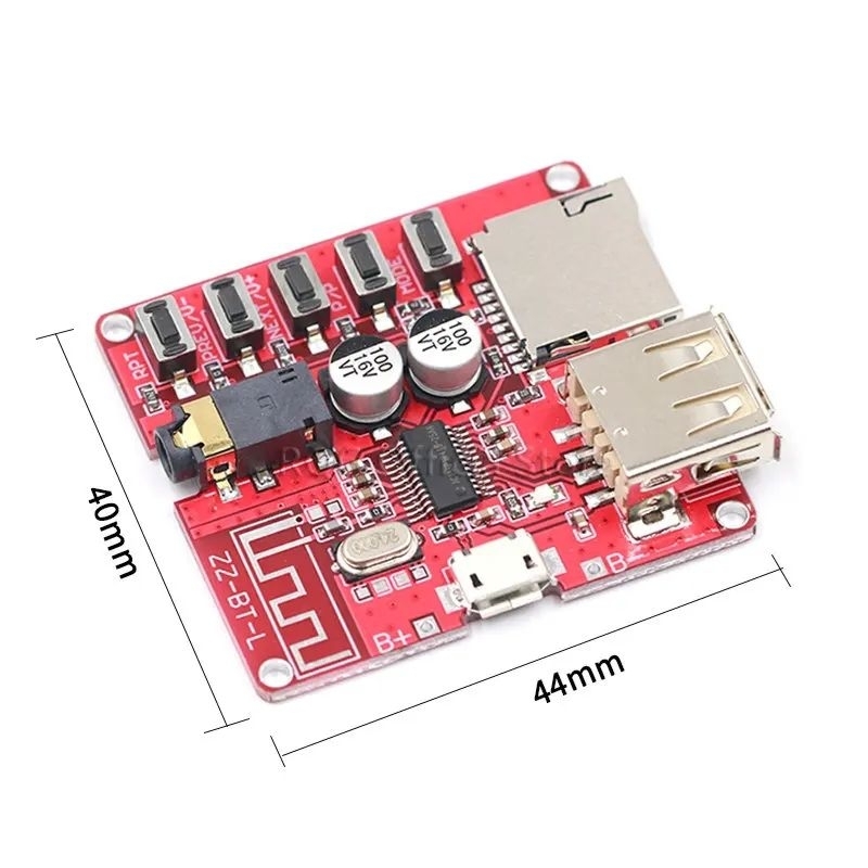 Placa Bluetooth 4.1 Receptor Estéreo P2 Usb E Cartão | Shopee Brasil