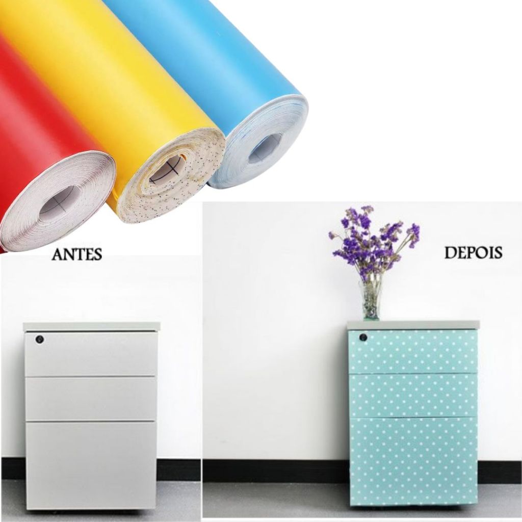 Papel de Parede Rolo Papel Contact Plástico Adesivo 10 Metros | Shopee ...