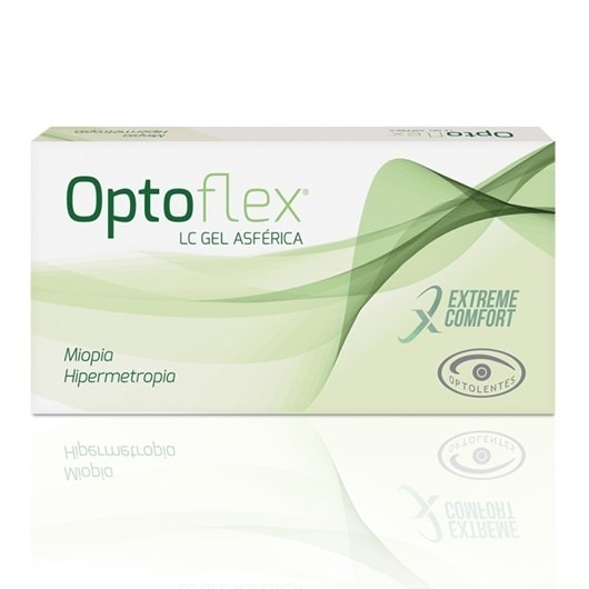Lentes de Contato Optoflex Incolor Com Grau Promocional 6 Lentes Mensal ...