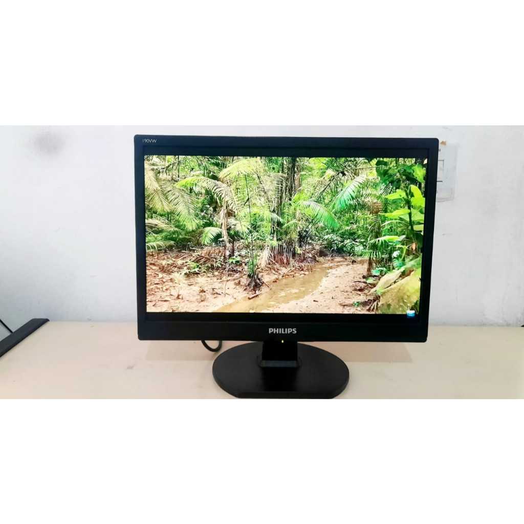 Monitor 19 Polegadas Philips Lcd 190vw Widescreen | Shopee Brasil