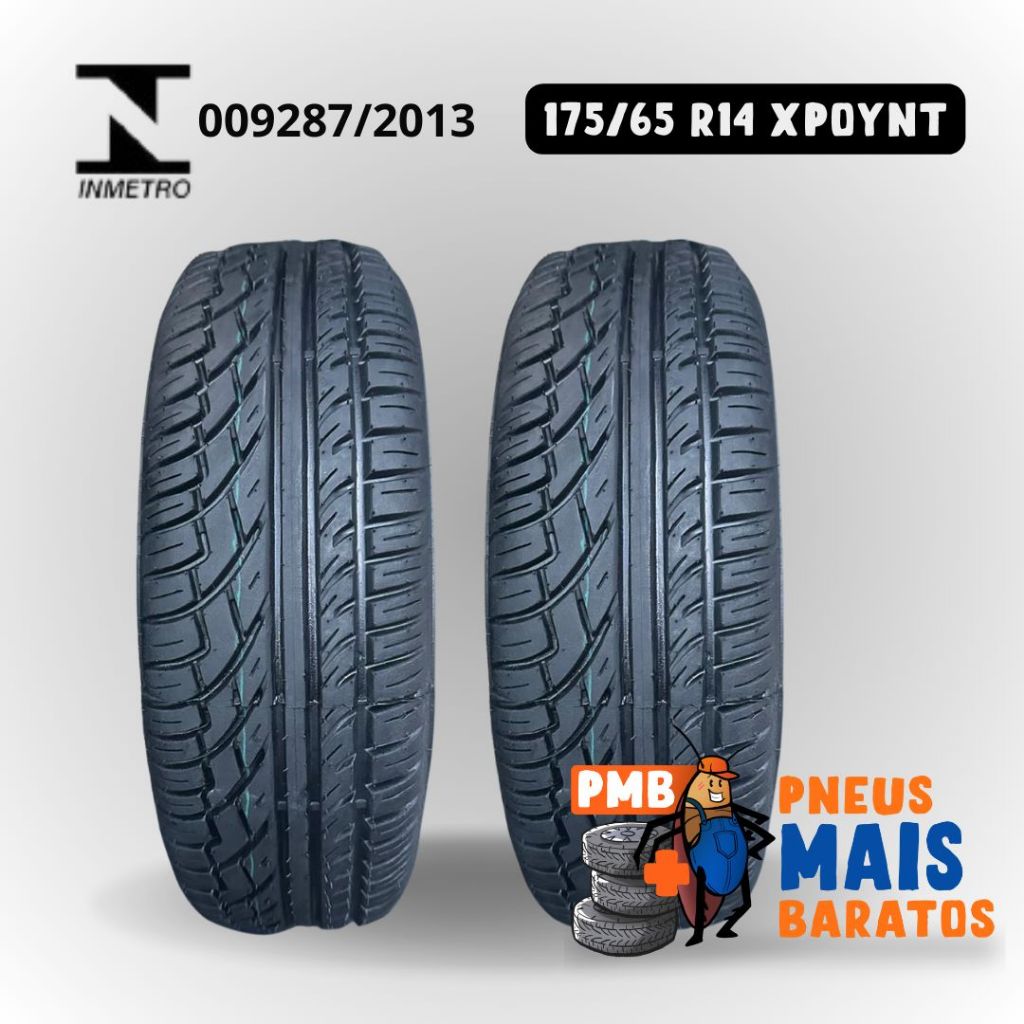 Kit 2 Pneus Remold 175/65R14 Premium Aro 14 - XP-PMB | Shopee Brasil