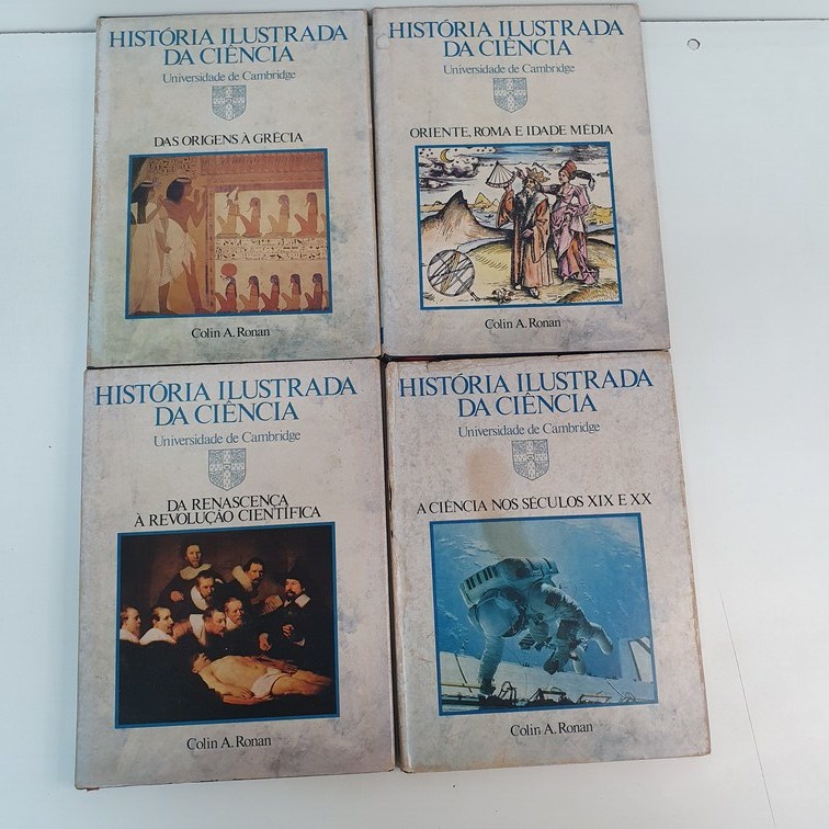 Coleção História Ilustrada da Ciência 4 Volumes Colin A Ronan A088 ...