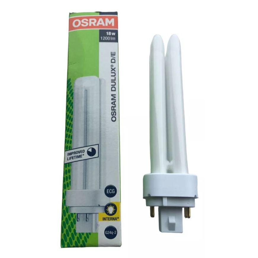Osram - Lampada Fluorescente Dulux D/e 18w 827 4 Pinos Cor da luz 2700k | Shopee Brasil