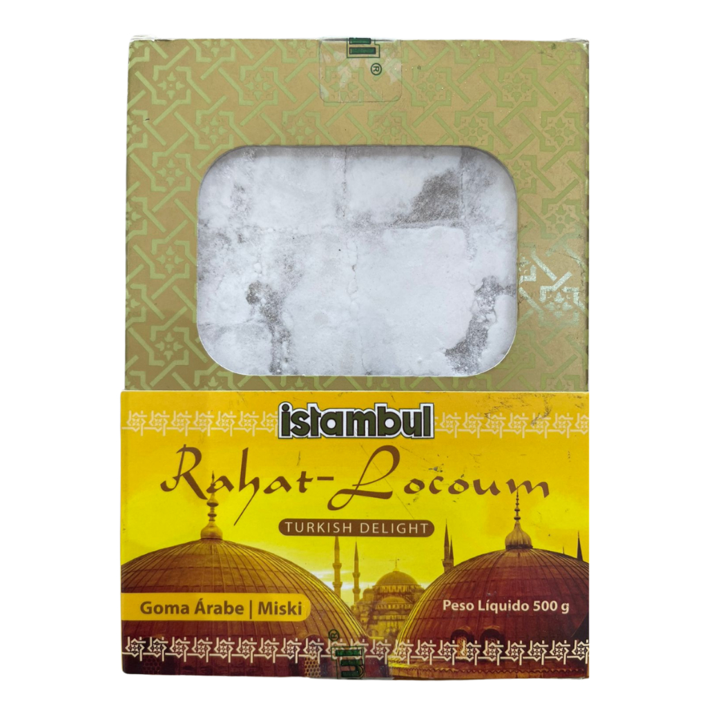 Bala de Goma Árabe Miski (Turkish Delight) Istambul 500g | Shopee Brasil
