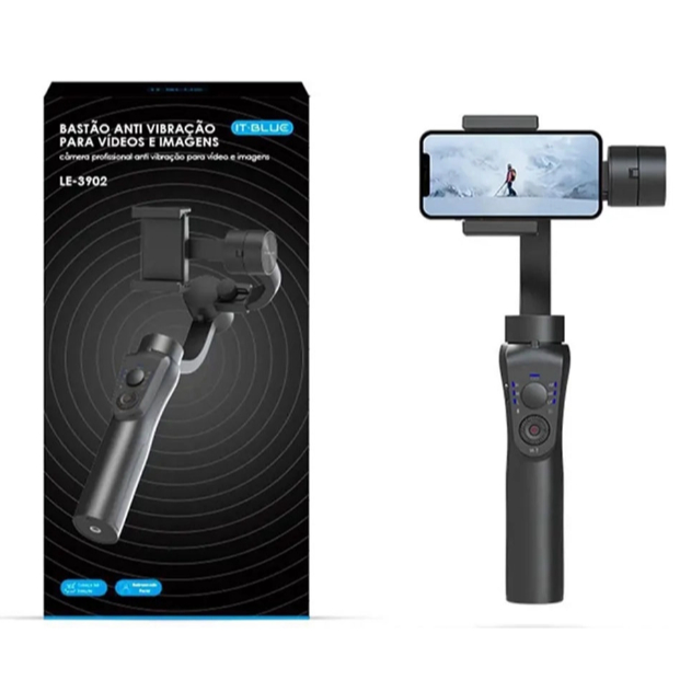Gimbal Estabilizador Mobile Para Celular 3 Eixos It-Blue Le-3092 Novo ...