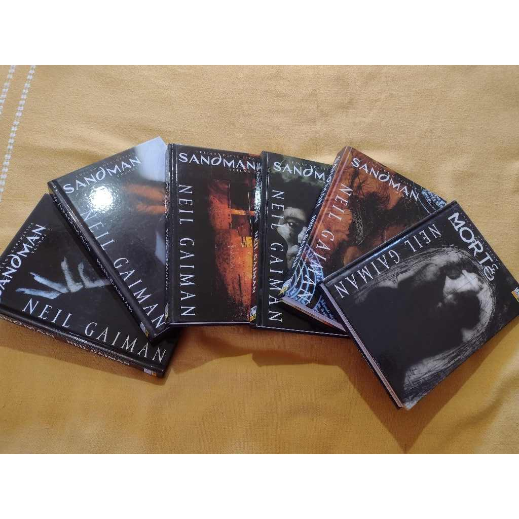 HQ SANDMAN EDIÇÃO DEFINITIVA 5 VOLUMES + MORTE EDIÇÃO DEFINITIVA CAPA ...