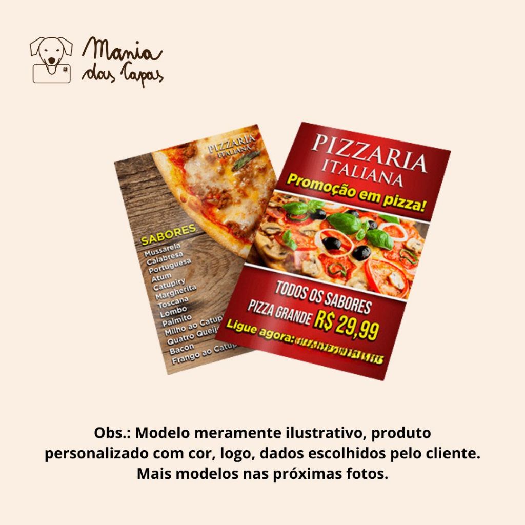 Panfleto Folheto Flyer Personalizados 1200 unidades | Shopee Brasil