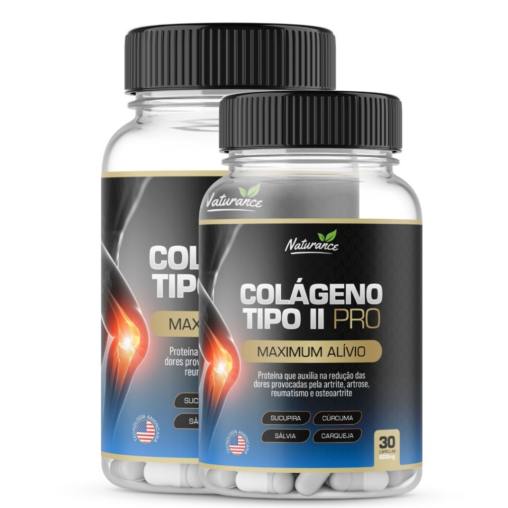 Colágeno Tipo 2 Pro Maximum Alívio 2 Potes | Shopee Brasil
