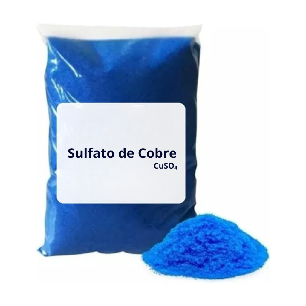 Fertilizante Sulfato de cobre Fungicida Solúvel Adubo 1kg | Shopee Brasil