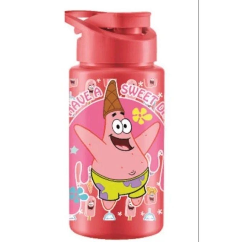 GARRAFA SQUEEZE 500ML BOB ESPONJA PATRICK ROSA | Shopee Brasil
