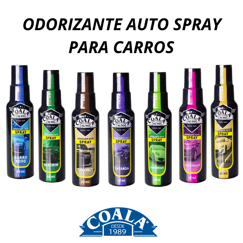 Odorizante Auto Spray Coala Para Carro Aromatizante Automotivo Cheirinho Bom Ar Perfumado 60ML ...