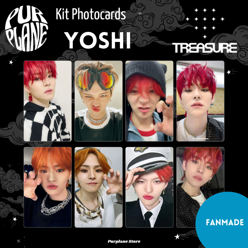 Photocards Yoshi Treasure Selca Kpop Fanmade | Shopee Brasil