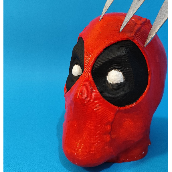 Deadpool Cabeça Realista Colecionavel Head 3D | Shopee Brasil