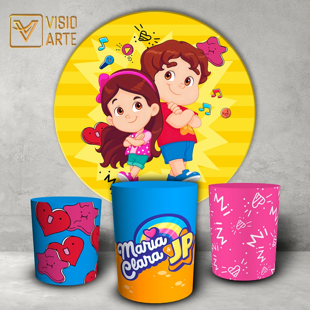 Kit Painel MARIA JP 01 + Trio Capas Cilindros 1,5x1,5 | Shopee Brasil