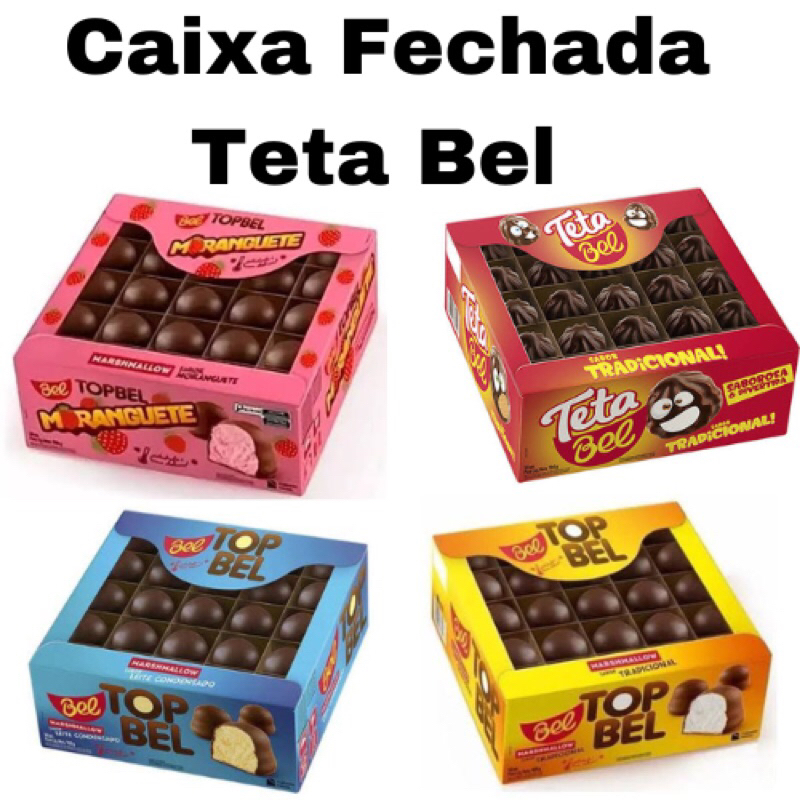 Caixa Teta De Nega 50 unidades Doces Da Infância Doces Para Festa ...