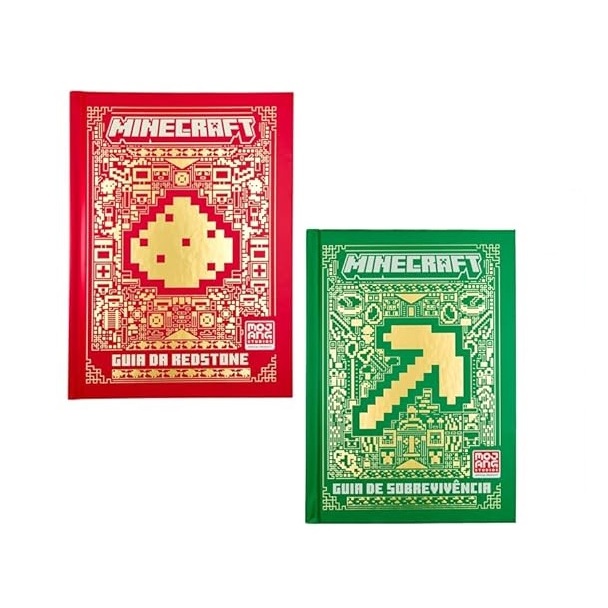 Kit: Minecraft Guia da Redstone e Minecraft Guia de Sobrevivência ...