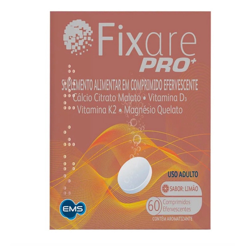 Suplemento Alimentar Fixare Pro+ Limão com 30 ou 60 Comprimidos ...