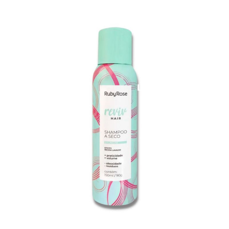Shampoo A Seco Ruby Rose Reviv Hair Baunilha 150ml | Shopee Brasil