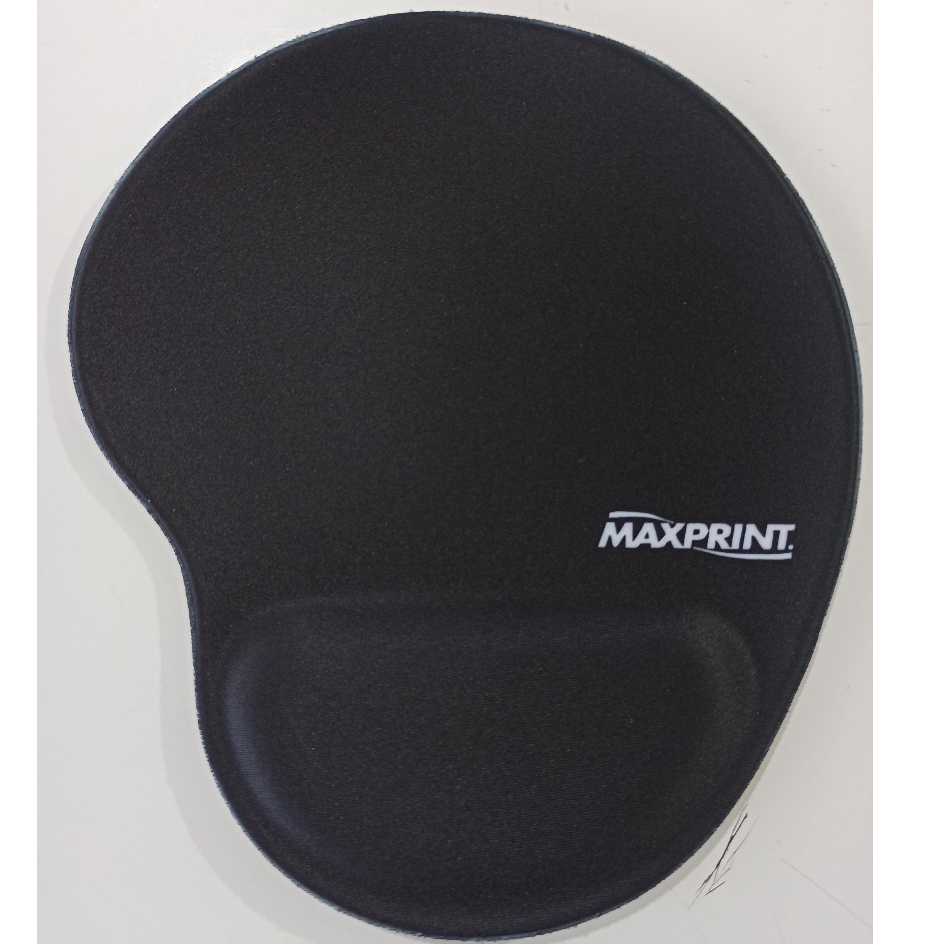 Mouse Pad Ergonômico MaxPrint Preto | Shopee Brasil