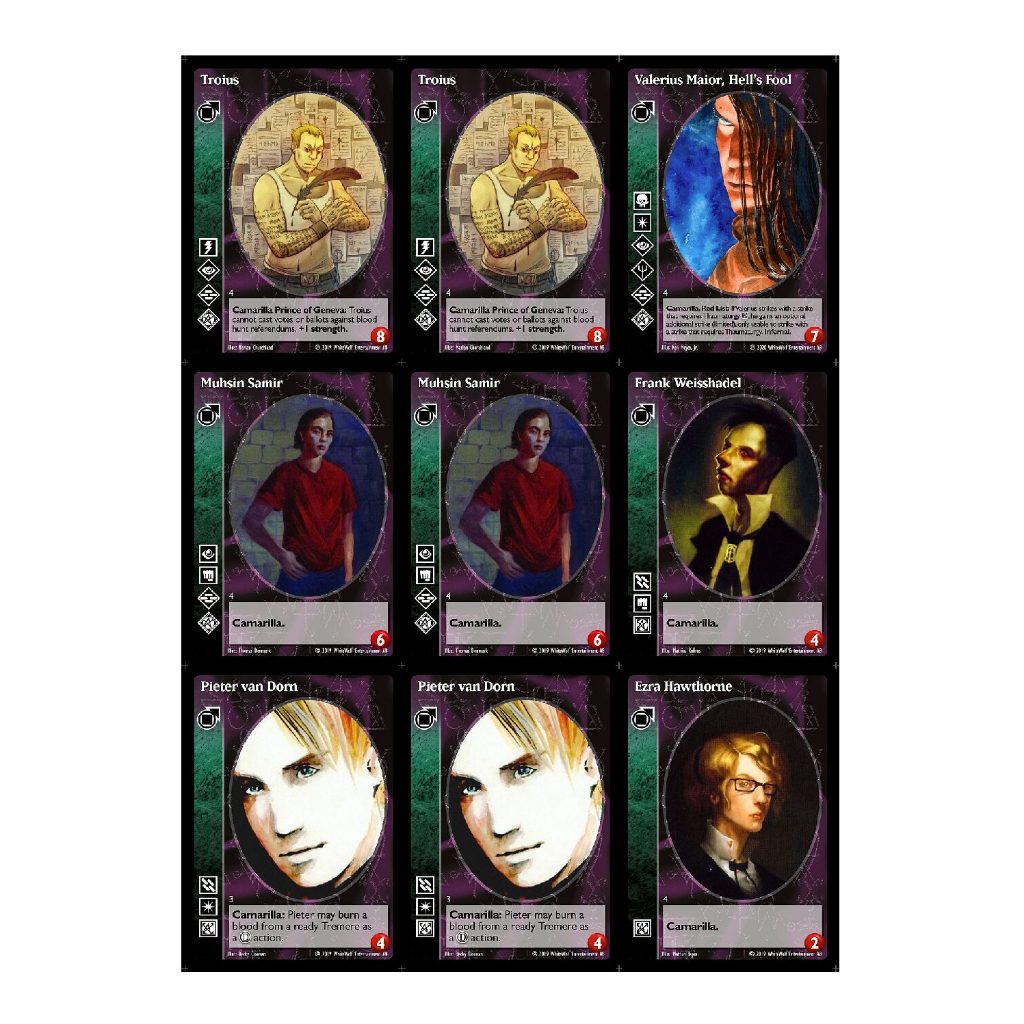 Kit 77 cartas de VTES - Cripta Tremere Grupos 03 e 04 | Shopee Brasil