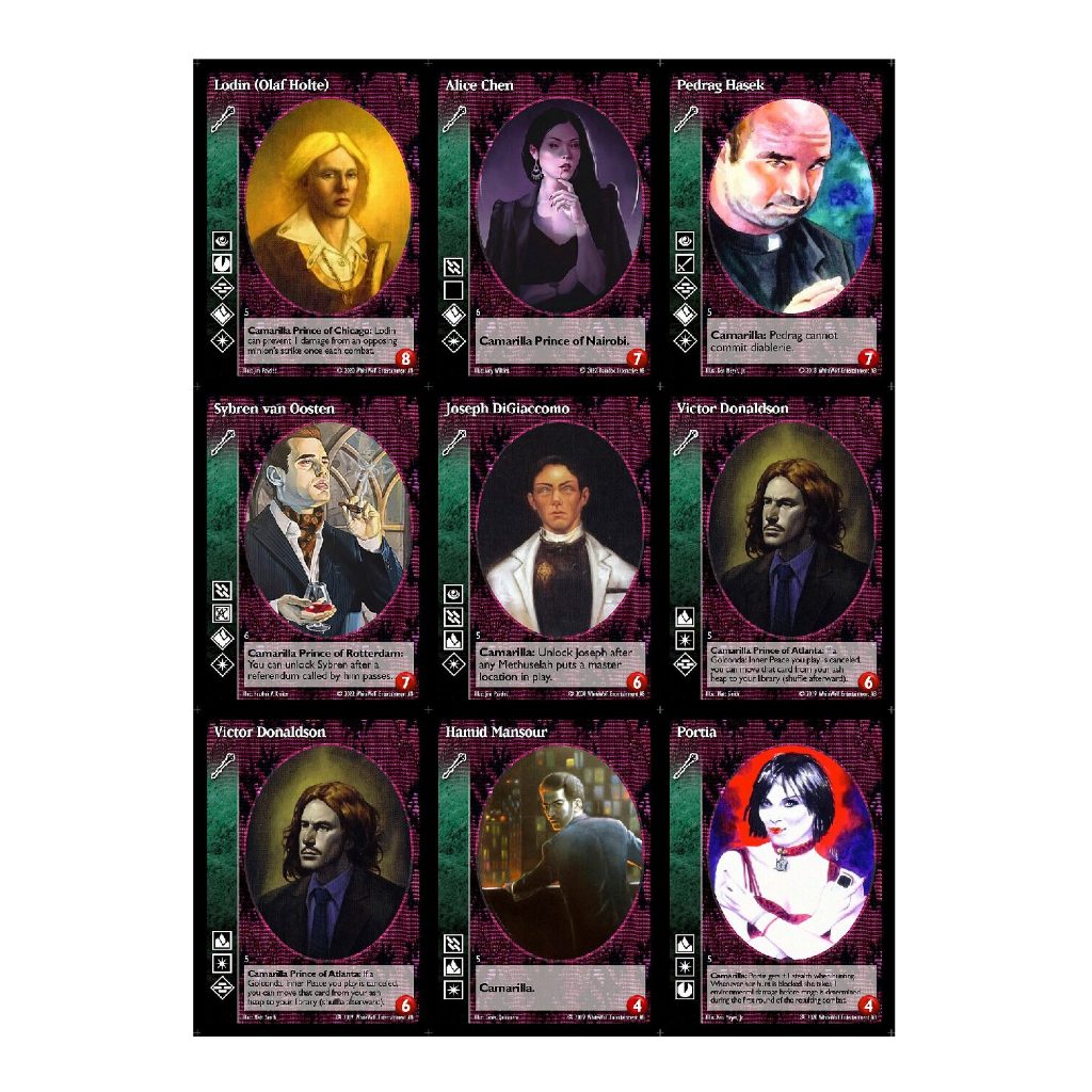 Kit 91 cartas de VTES - Cripta Ventrue grupos 05 e 06 | Shopee Brasil