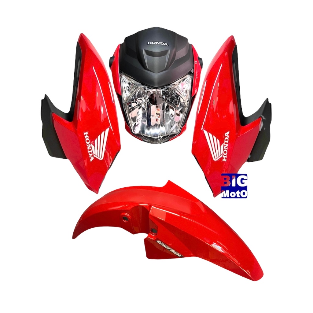 Kit CG Fan 160 2022/2023/2024 Vermelho Perolizado - Frente Fan com ...